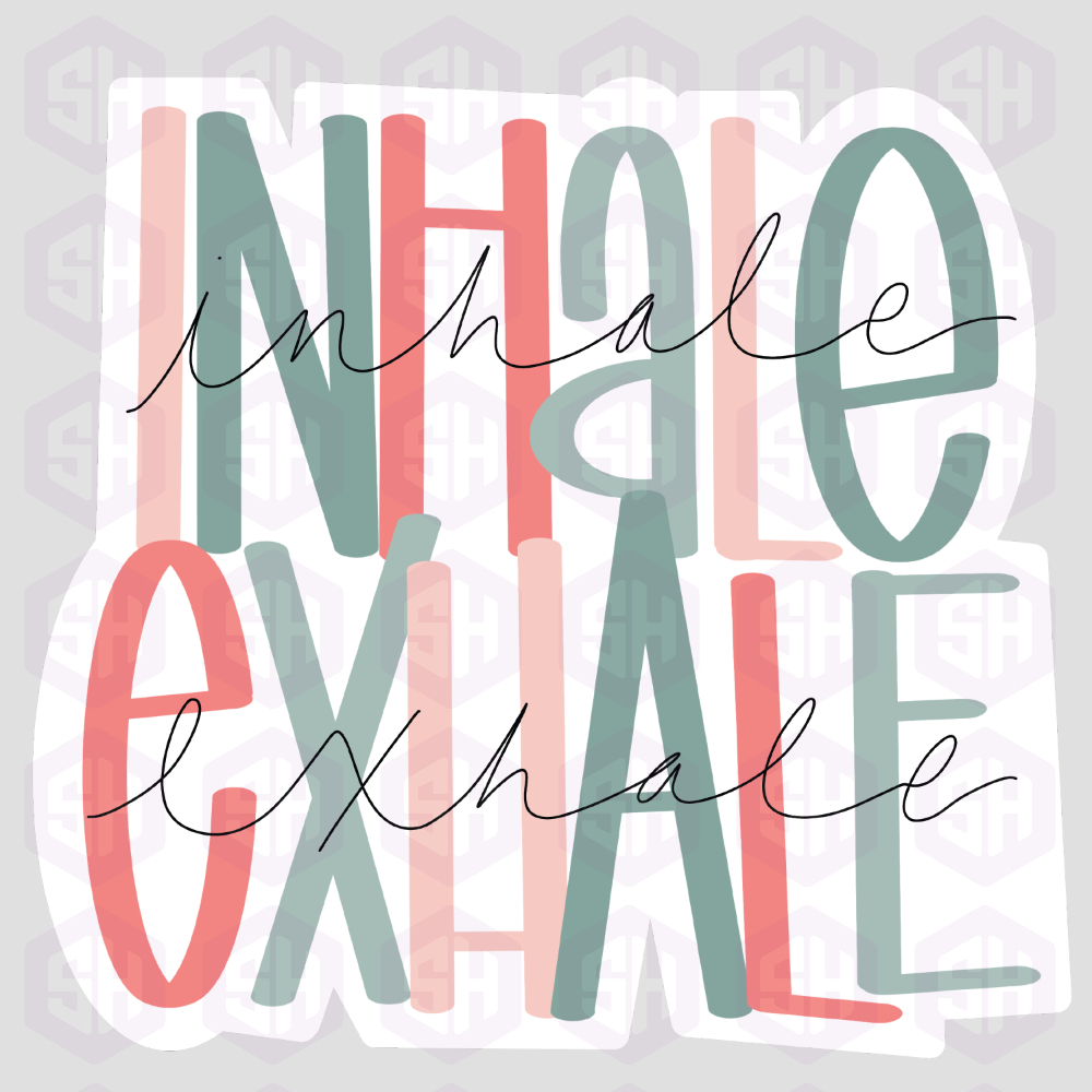 Inhale Exhale Sticker Haul